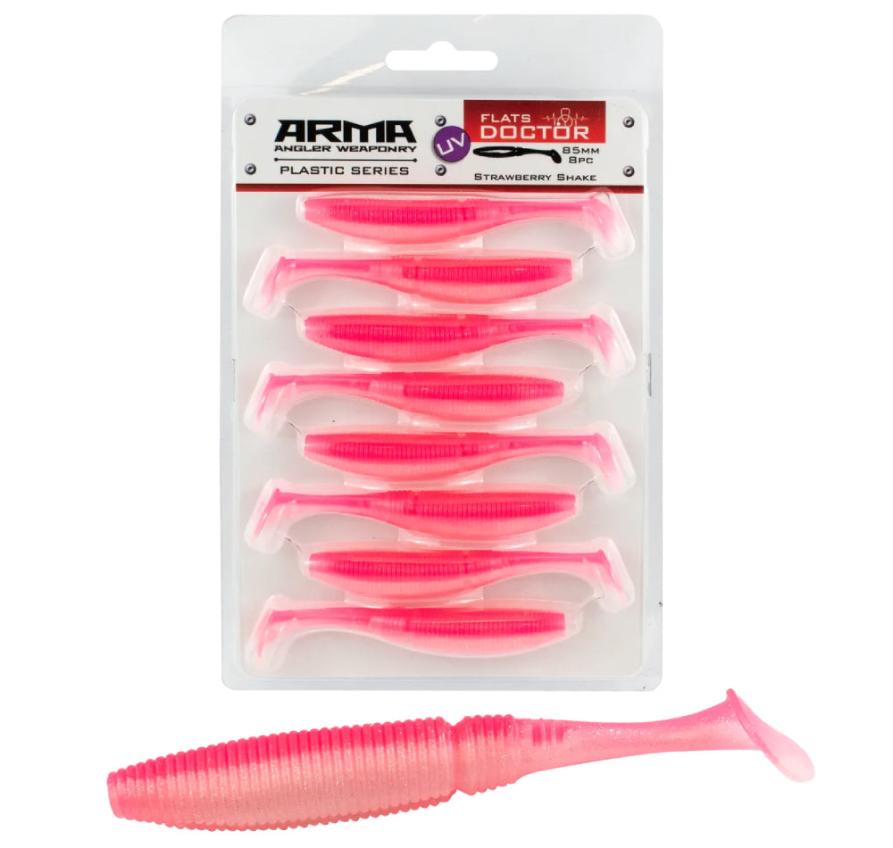Arma Flats Doctor 85mm Plastic Paddle Tail Lure - Fergo's Tackle World