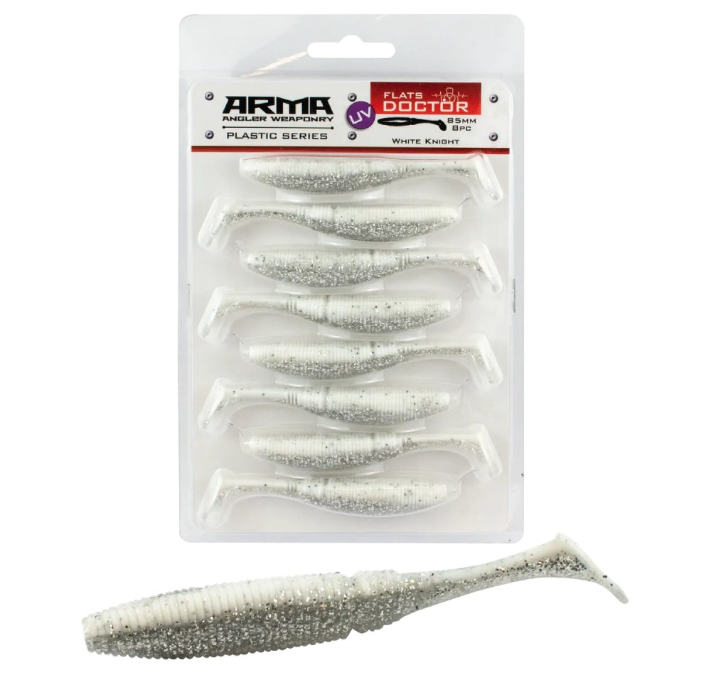 Arma Flats Doctor 85mm Plastic Paddle Tail Lure - Fergo's Tackle World